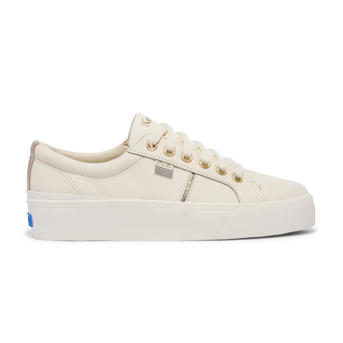 Women's Jump Kick Duo Leather Metallic Pop - Off White – Keds Australia